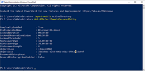 Verwalten der Passwortrichtlinien in Active Directory mit PowerShell - blog.retronerd.at